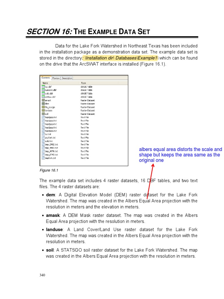 HERBM - ExerciseScript - Ex3 - Guide For ArcSWAT Using Example1 Data | PDF | Computer File ...