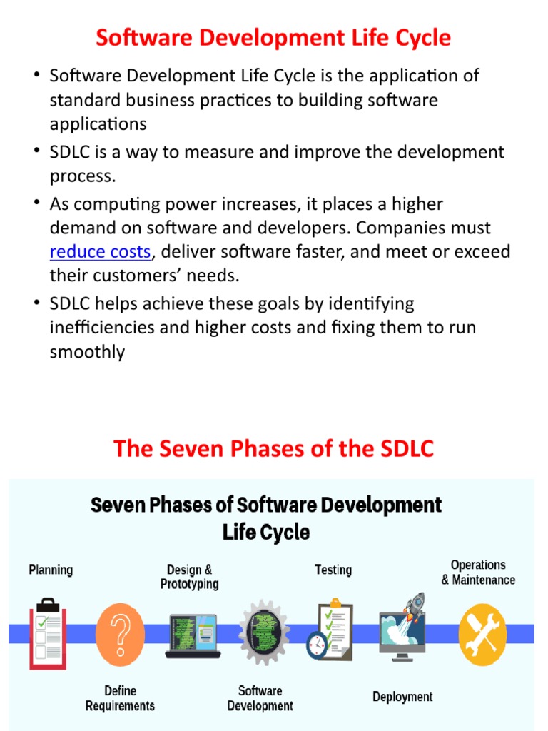 Software Development Life Cycle: Reduce Costs | PDF | Software ...