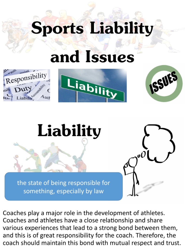 Sports Liability and Issues | PDF | Legal Liability | Negligence