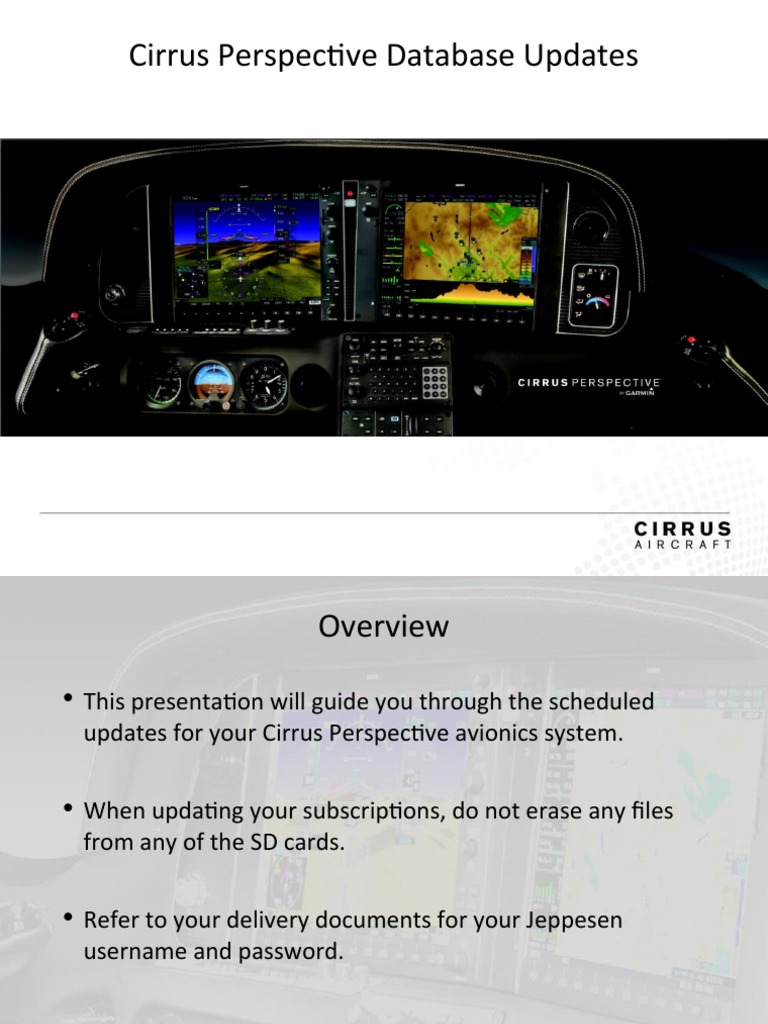 Cirrus Perspective Database Update Guide | PDF | Databases | Computing
