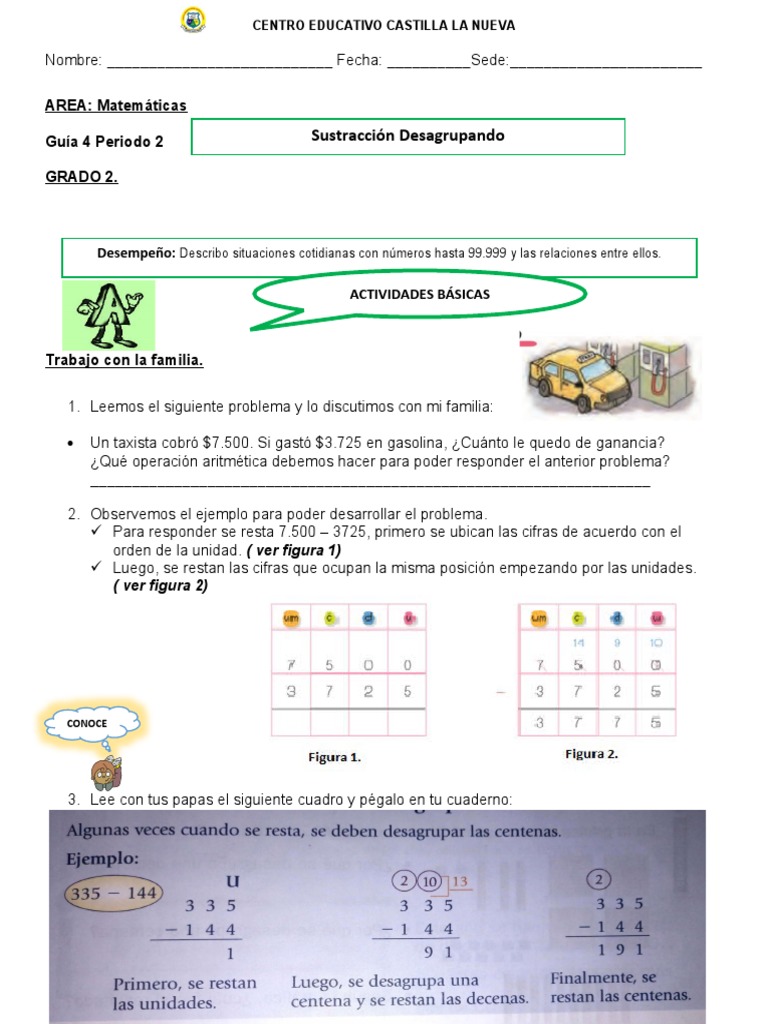 Tema 4 Matematicas Grado Segundo - 2 Periodo | PDF