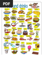 Food Flashcards For ESL | PDF