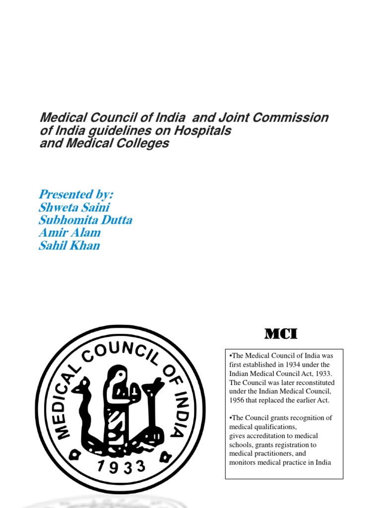 MCI - JCI Guidelines | PDF | Joint Commission | Health Care