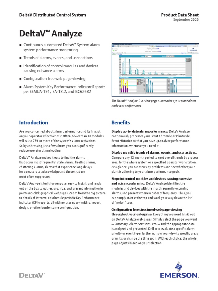 Product Data Sheet Deltav Analyze Deltav en 57662 | PDF | Internet ...