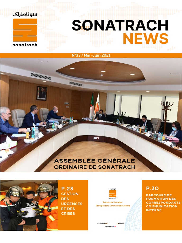 Sonatrach News N°33 | PDF | Gaz naturel | Environnement naturel