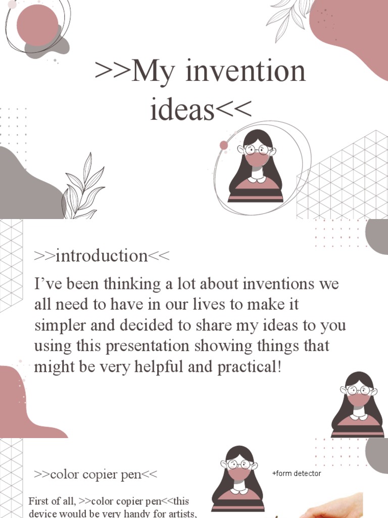 My Invention Ideas | PDF