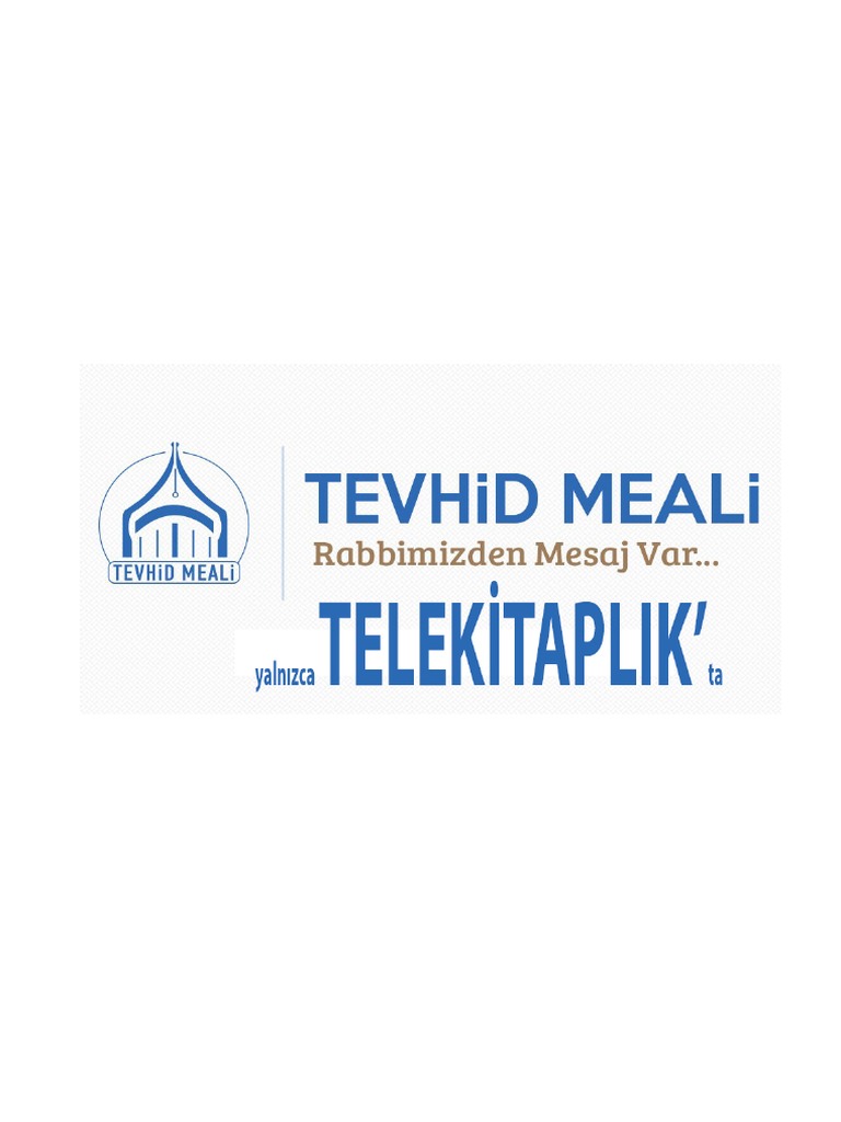 Tevhid Meali | PDF