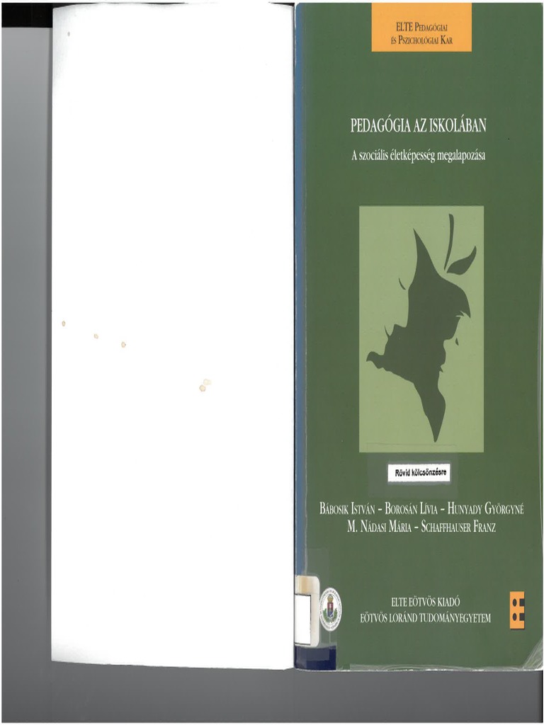 M.Nádasi - Agresszió Az Iskolában | PDF