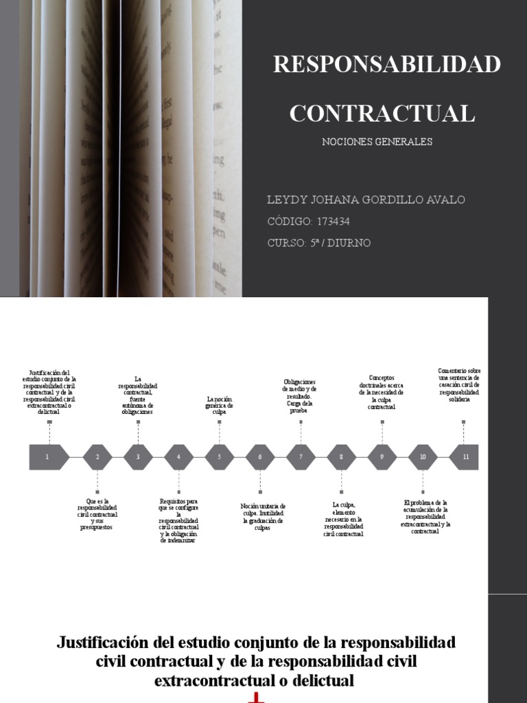 Responsabilidad Civil Contractual: Claves | PDF | Derecho civil ...