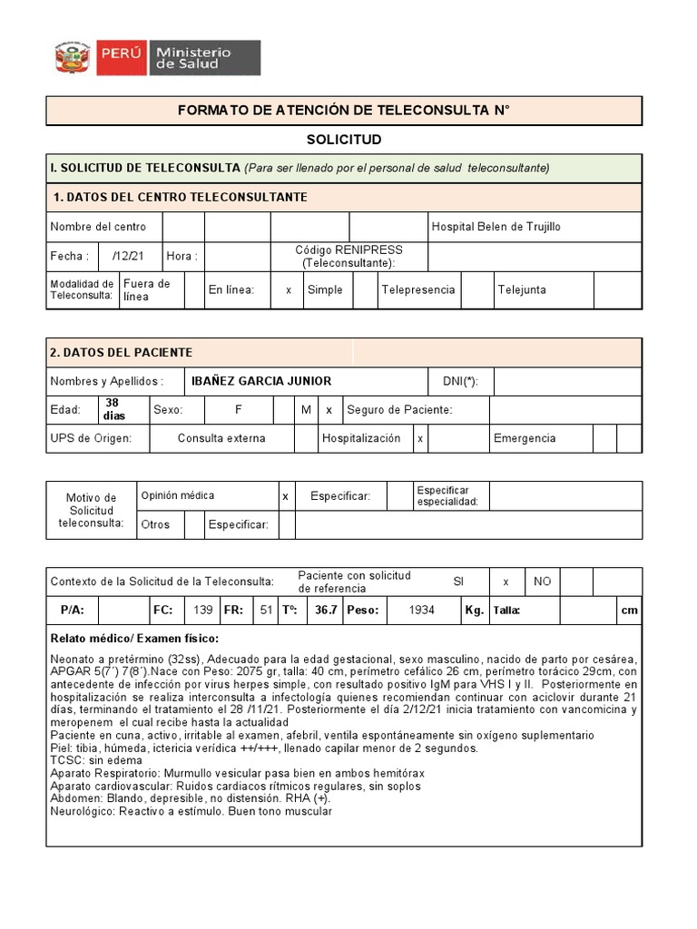 Insn - Fat Solicitud | PDF | Especialidades Medicas | Epidemiología