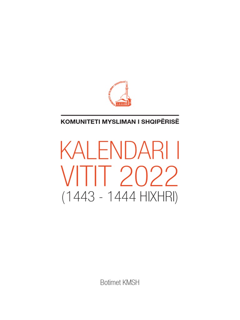 Kalendari KMSH 2022 | PDF