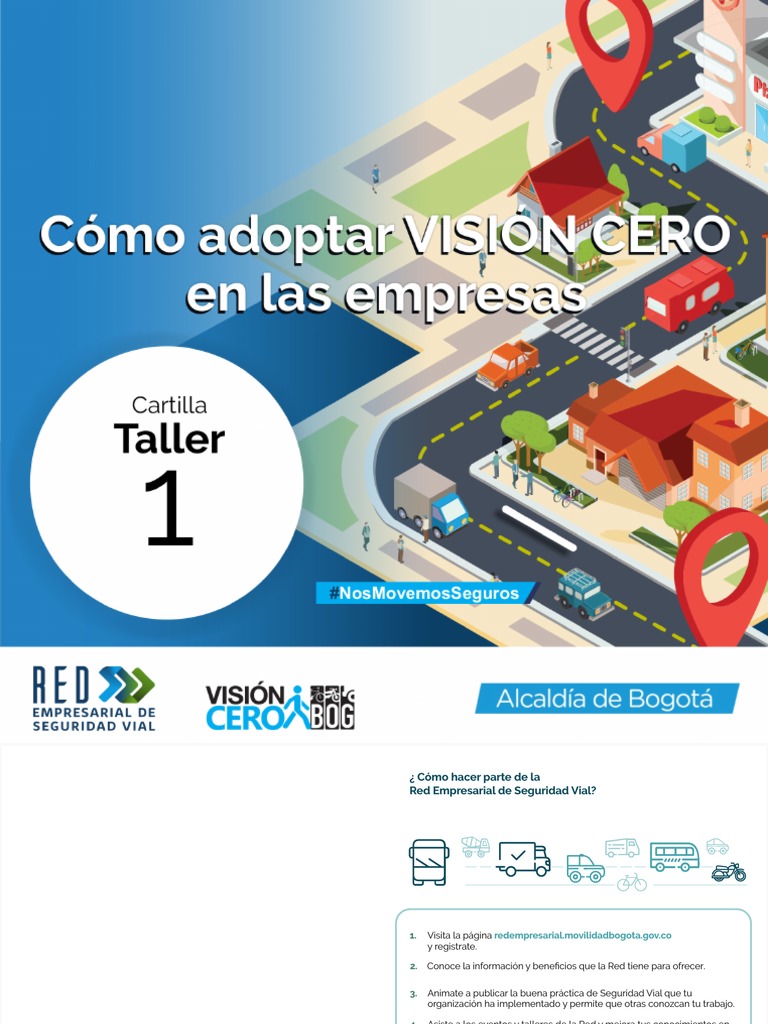 Cartilla 1 Vision Cero | PDF | Peatonal | Seguridad vial