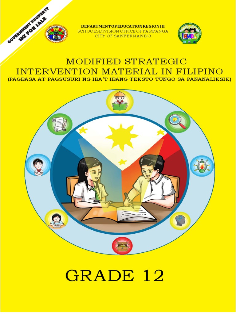 Grade 12: Modified Strategic Intervention Material in Filipino | PDF