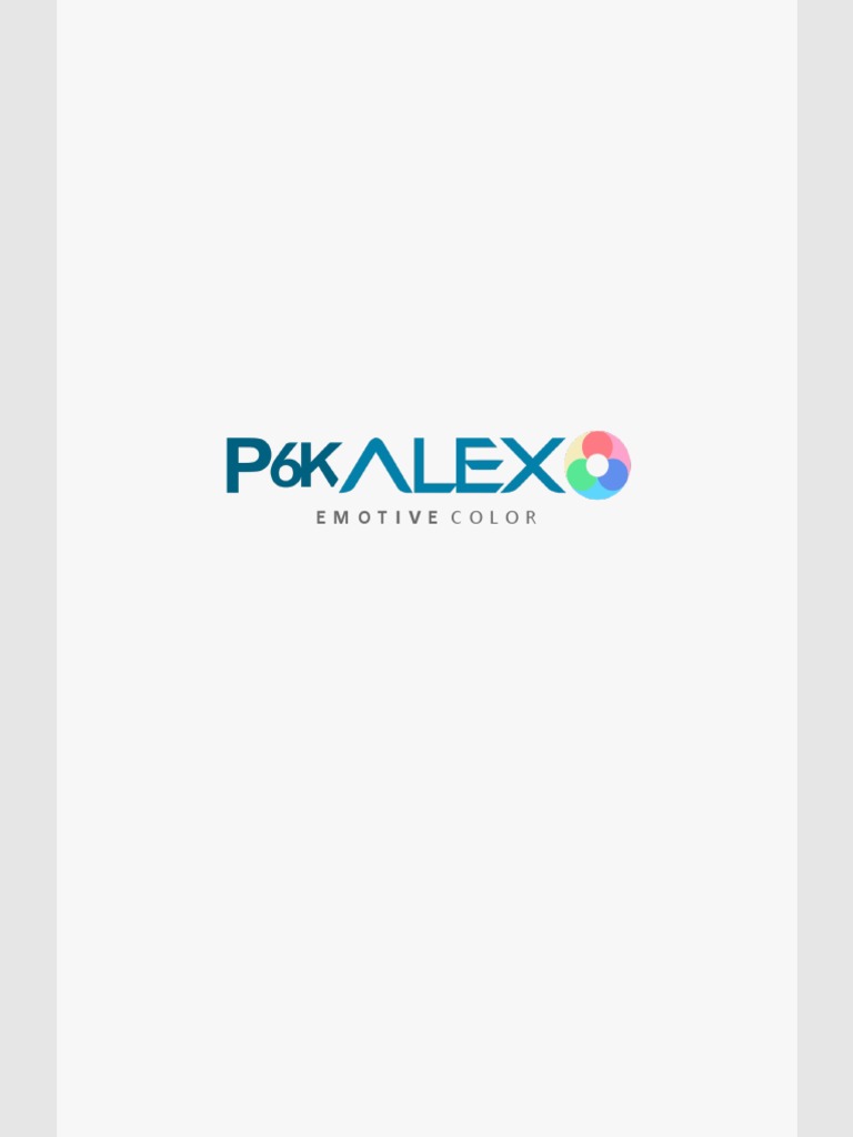 P6K Alex Documentation | PDF | Diseño gráfico