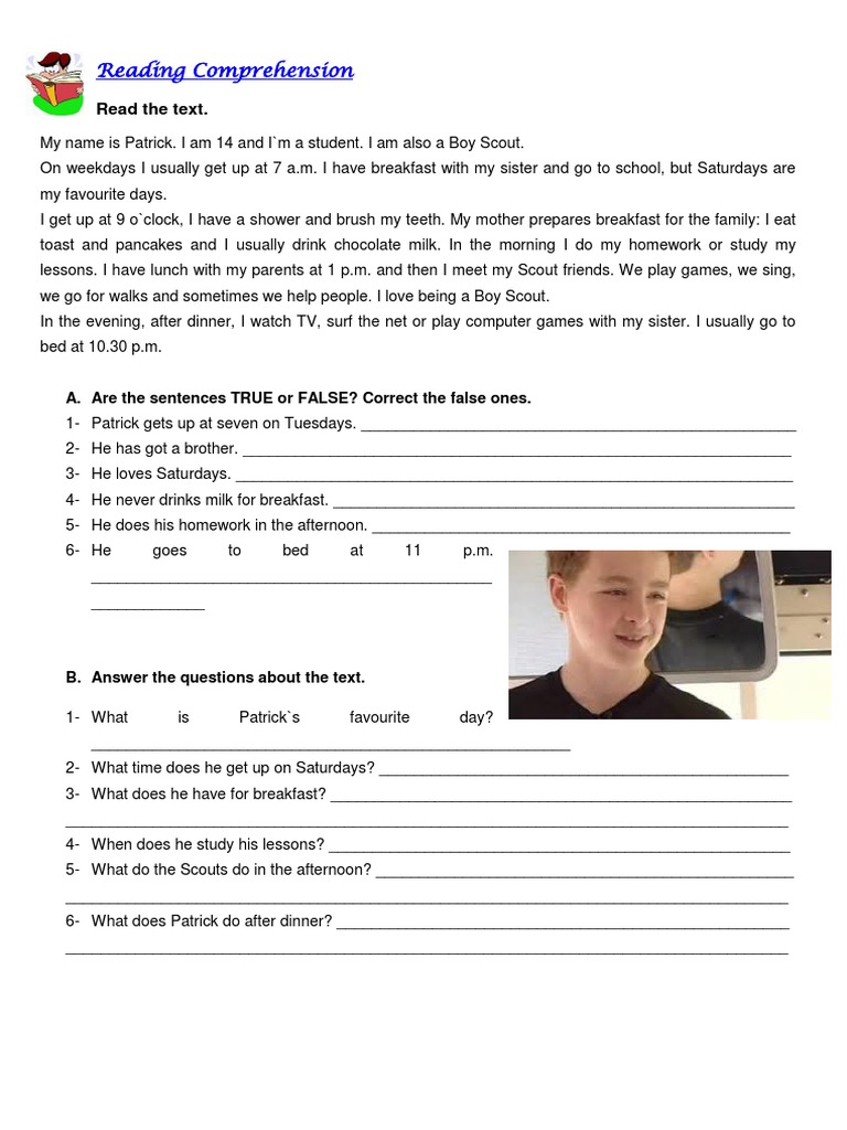 Reading Comprehension: Read The Text | PDF | Linguistics