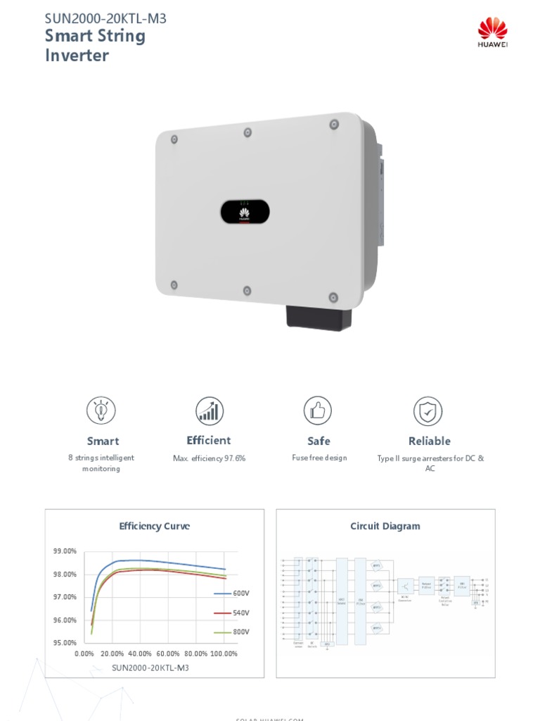 Smart String Inverter: Efficient Safe Reliable Smart | PDF ...