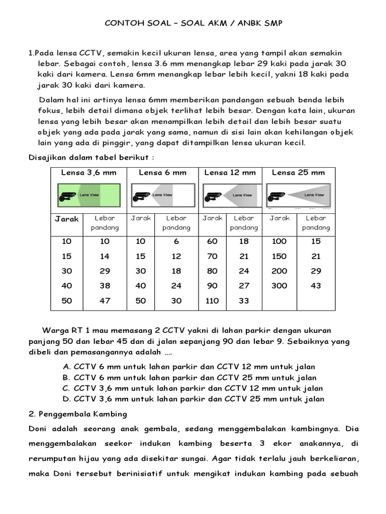 Contoh Anbk SMP New | PDF