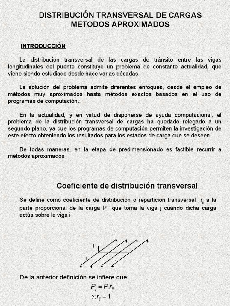 7b Distribucion Transversal | PDF | Viga (Estructura) | Ingeniería mecánica