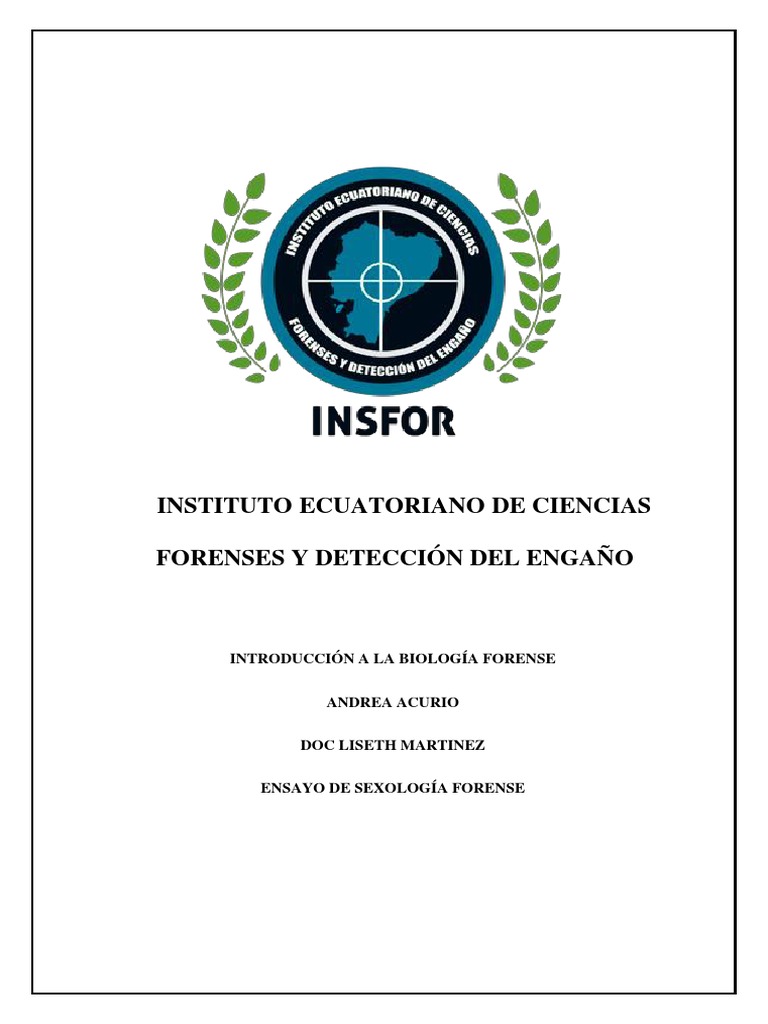 Andrea Acurio Ensayo | PDF | Semen | Química