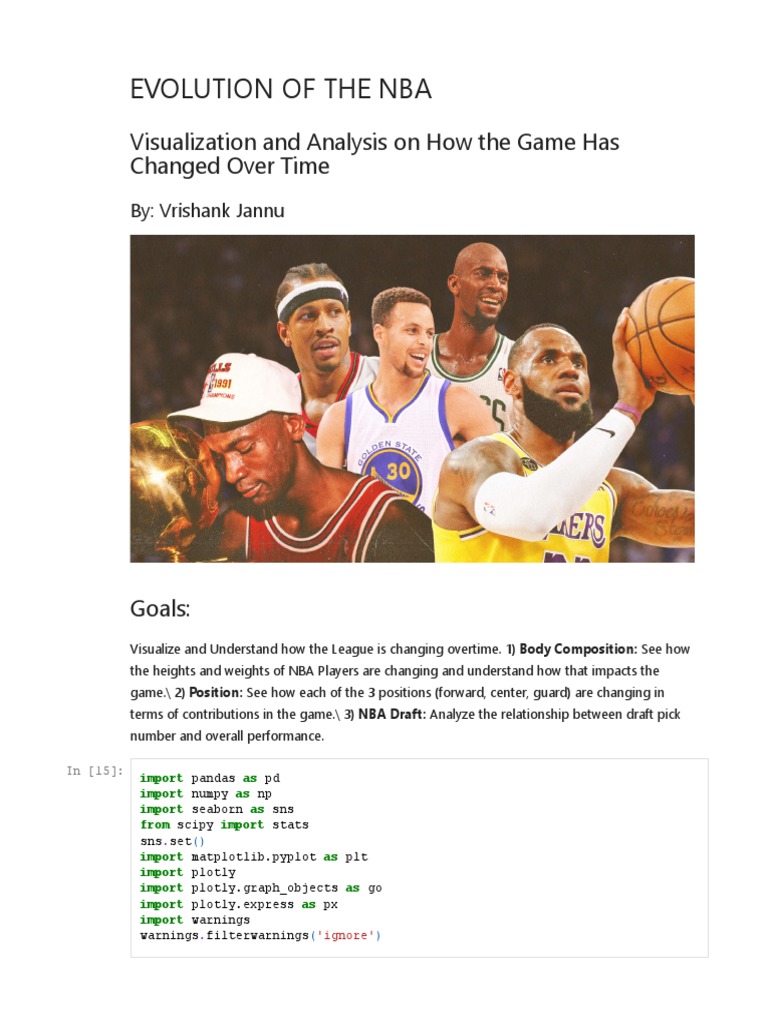 Nba Evolution Analysis | PDF
