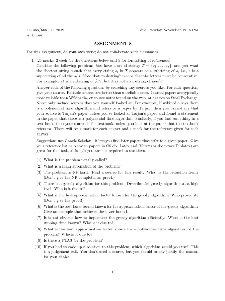 Assignment 8 Pdf Applied Mathematics Computational Science