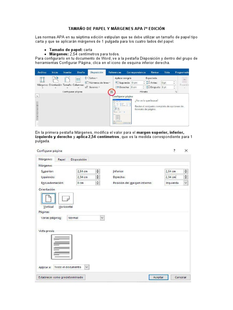 Márgenes y Formato en APA 7ª Edición | PDF | Serif | Puntuación