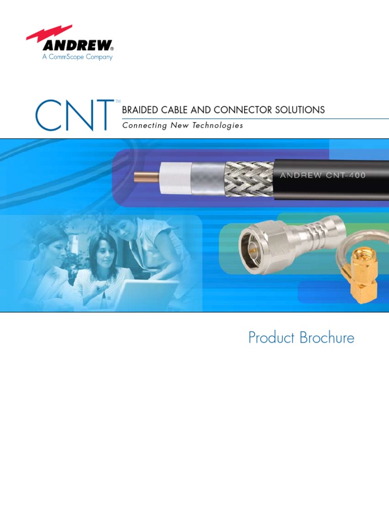 CNT Braided Cable and Connector Brochure | PDF | Electrical Connector | 4 G