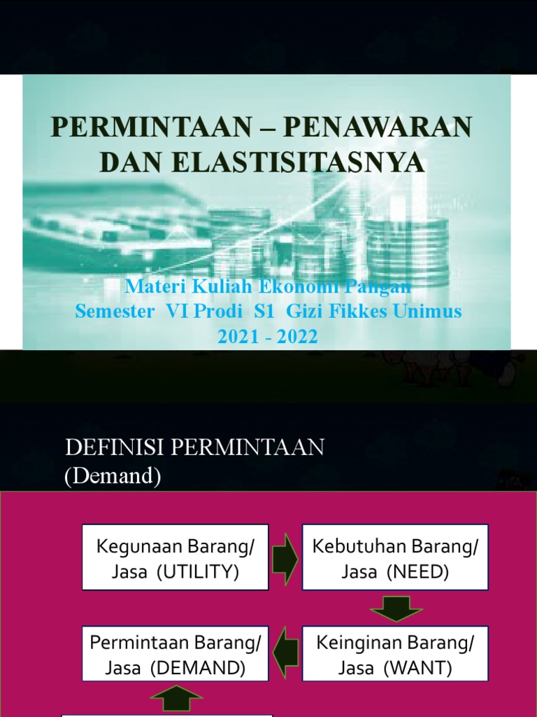 Permintaan Dan Penawaran | PDF