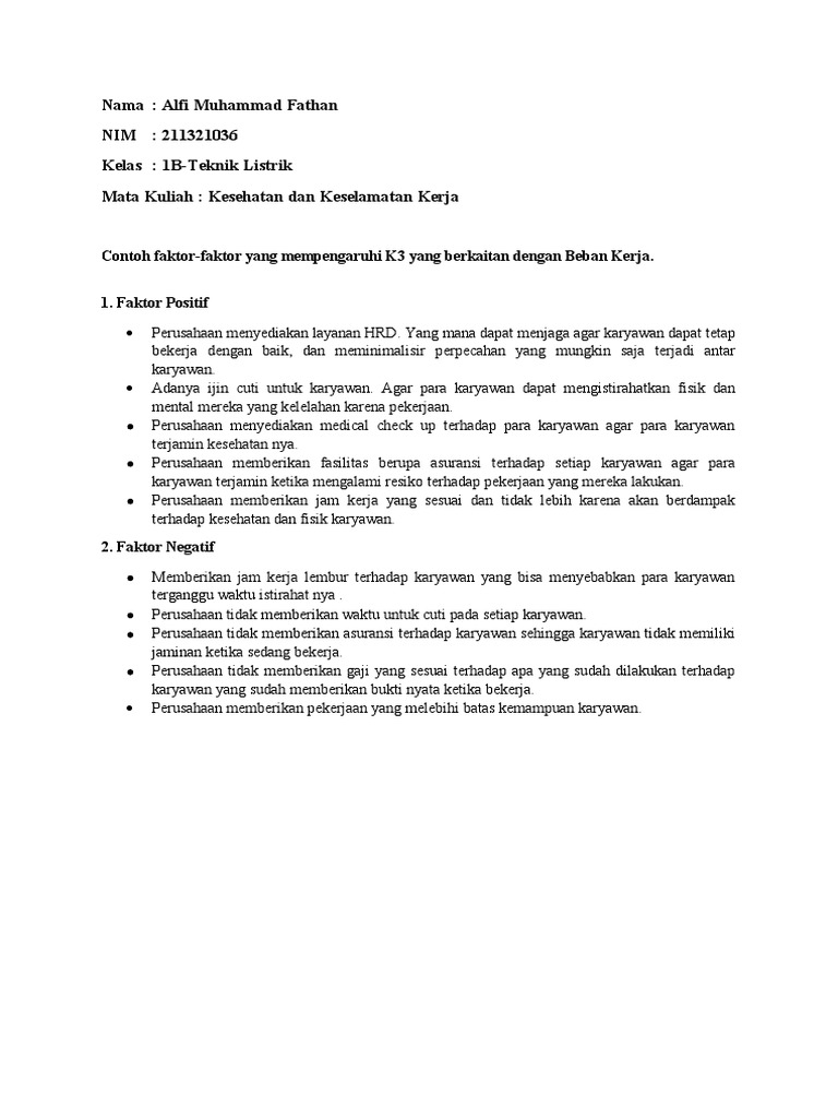 Alfi Muhammad Fathan - TLI 1B - K3 | PDF