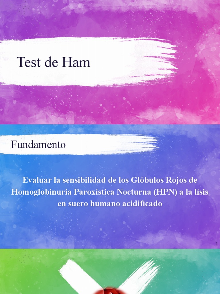 Test de Ham para HPN | PDF