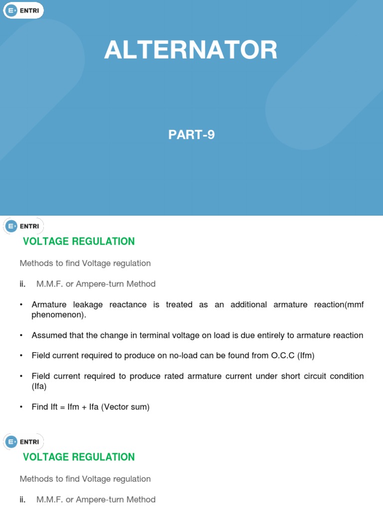 Alternator Notes | Download Free PDF | Manufactured Goods | Quantity