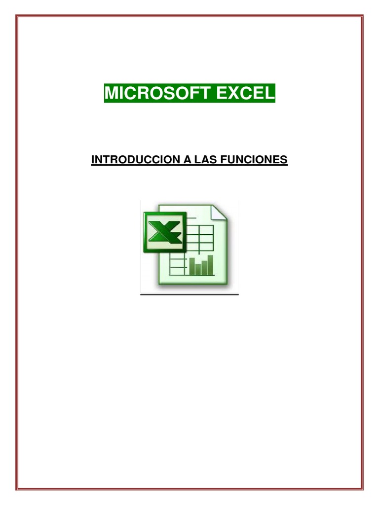 Introduccion A Excel - Funciones y Filtros | PDF | Microsoft Excel ...