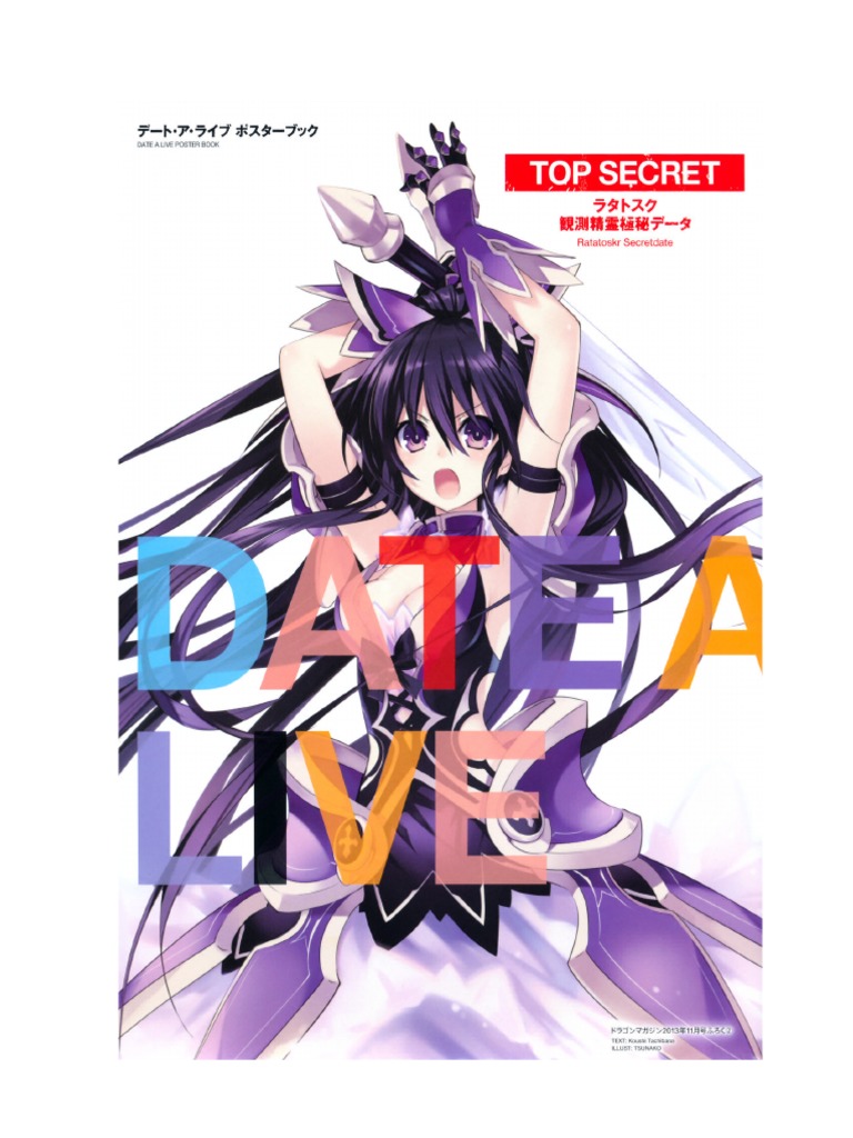 Date A Live Diario de Observaciones de Ratatoskr PDF | PDF