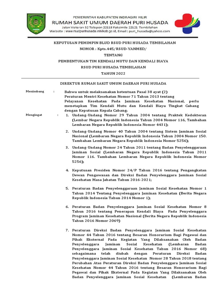 SK Jampersal Desy | PDF