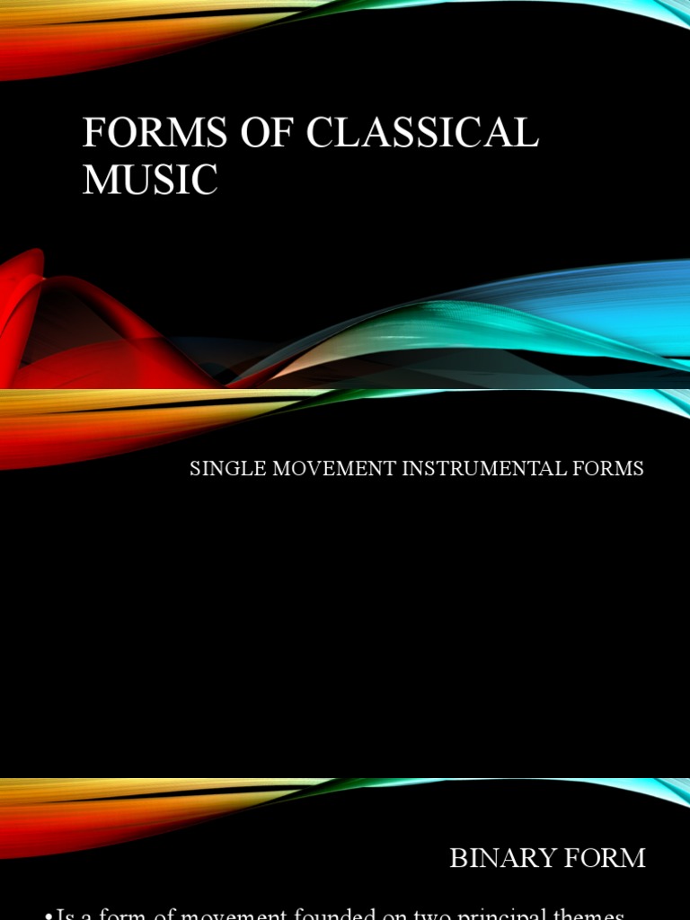 Types of Classical Music Forms | PDF | Composers | Frédéric Chopin