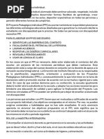 Instructivo Proyecto Pedagogico Individual para La Inclusion Ppi | PDF | Inclusión (Educación ...
