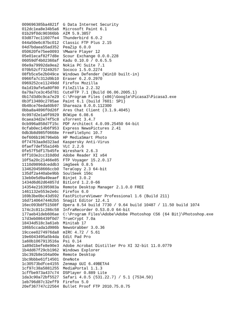 Jump List Names | PDF | Microsoft Office | Microsoft Windows