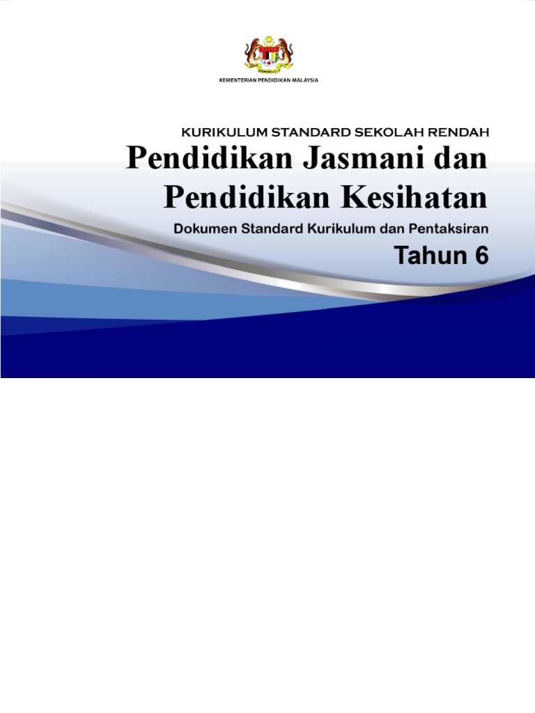Pendidkan Kesihatan THN 6 | PDF