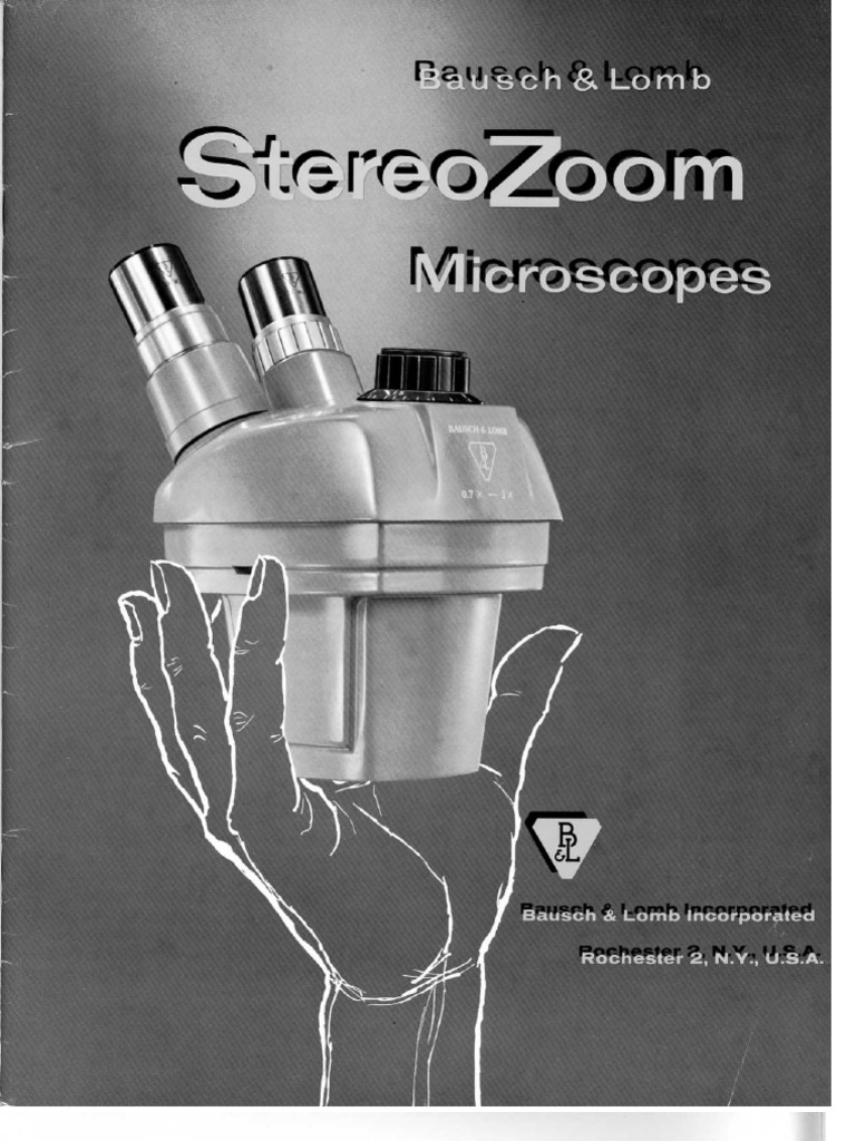 Bausch &lomb Stereo Zoom Microscope | PDF | Zoom Lens | Microscope