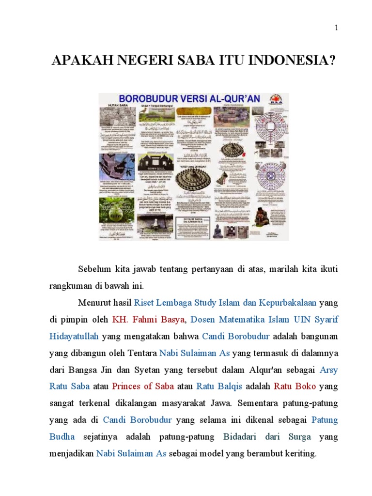 Negeri Saba | PDF | Sejarah