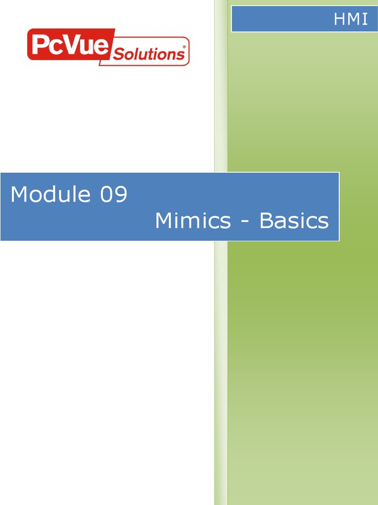 Module 09 - Mimics - Basics | PDF | Menu (Computing) | Window (Computing)