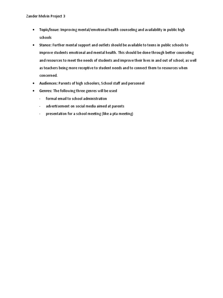 Project 3 Proposal | PDF