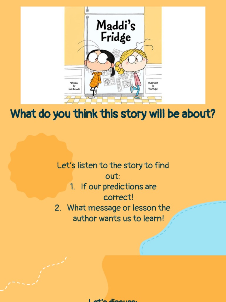 Maddi's Fridge Lesson Discussion Guide | PDF | Wellness