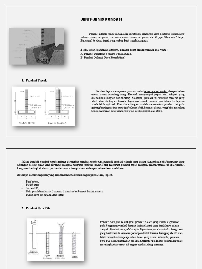 Pondasi | PDF