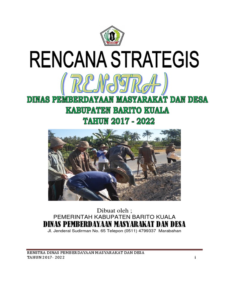 Renstra PMD 2017 2022 PDF | PDF