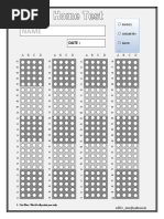 EST - Bubble Sheet - PDF Sample | PDF