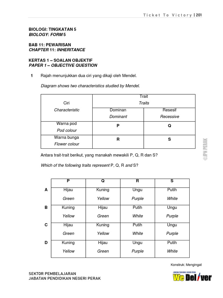 Bio Form 5 From Bab 11 | PDF