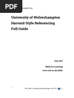 LBU Quote Unquote-A Guide To Harvard Referencing (2019) | PDF ...