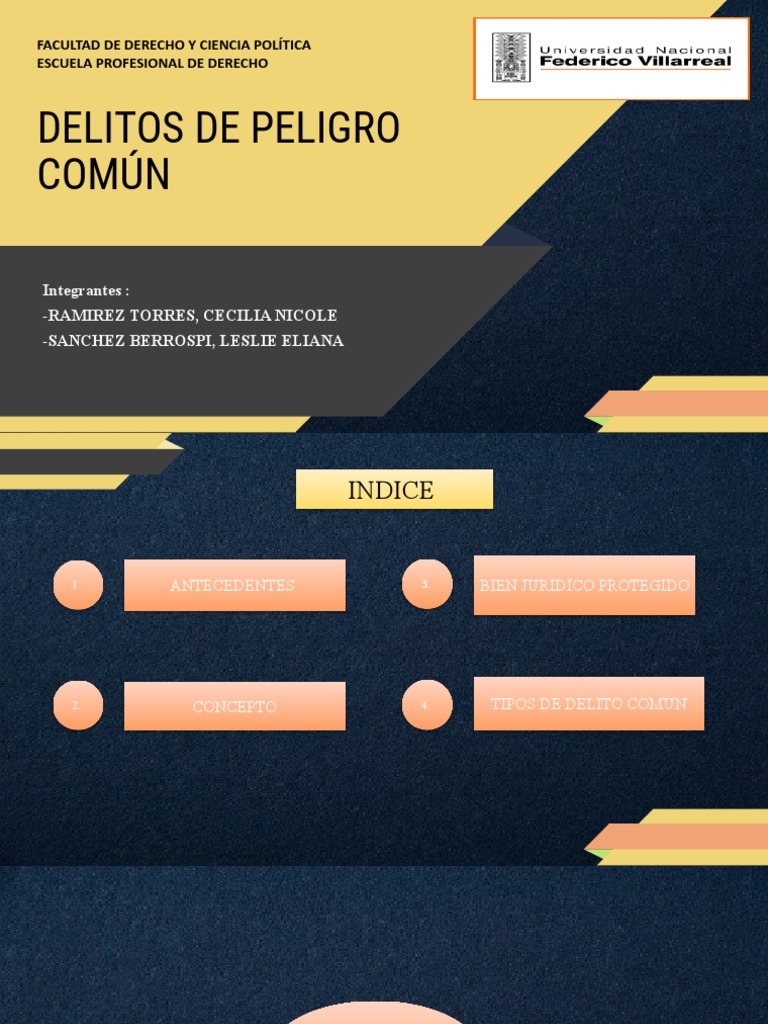 Delito de Peligro | PDF | Derecho penal | Intención (Derecho Penal)