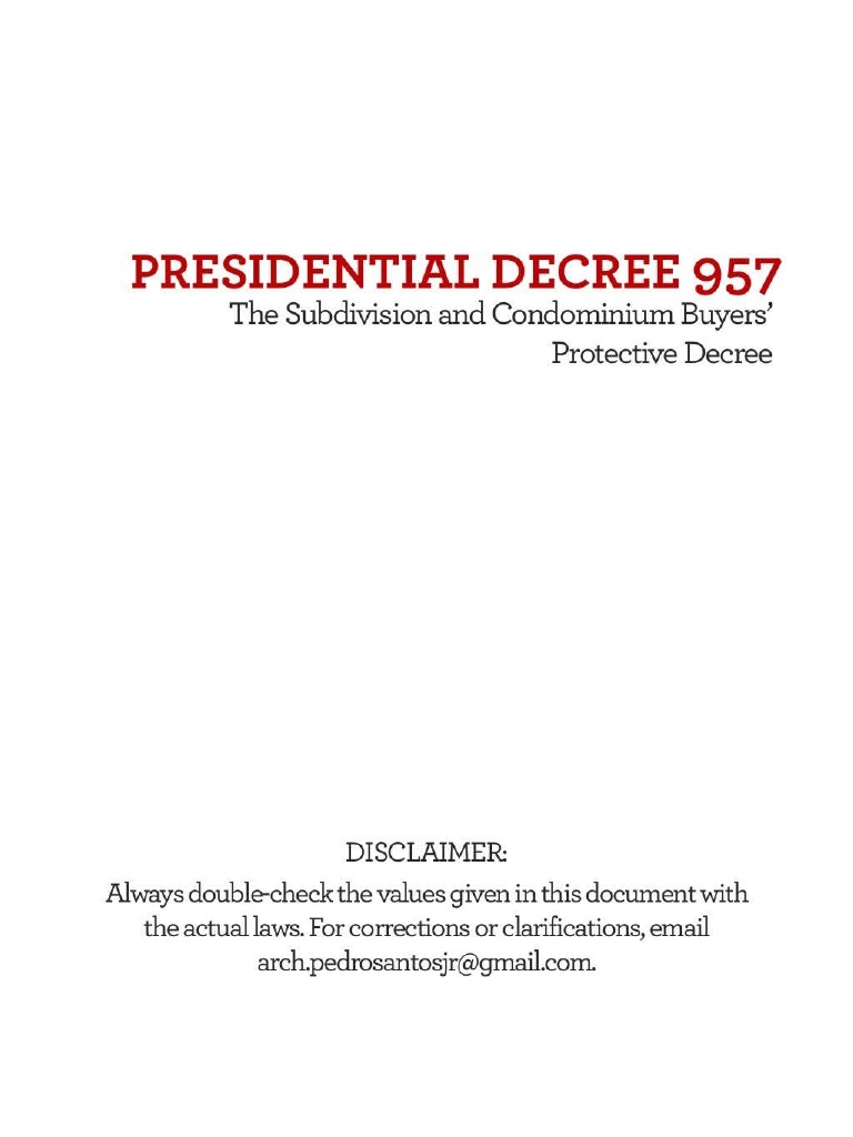 PD 957 Slides | PDF